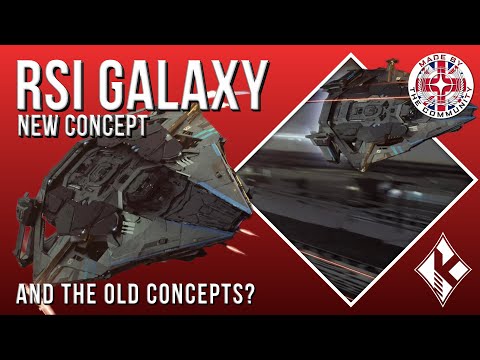 Star Citizen News [4K] The RSI Galaxy | The new large modular concept | What about the old concepts?