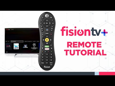 How to Use Your Fision TV+ Remote