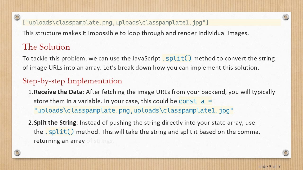How to Separate Items in an Array Using React
