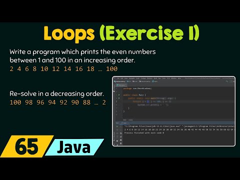 Learn Loops in Java Exercise 1 - Mind Luster