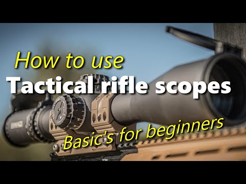 How to use Tactical Rifle scope (basics for beginners)