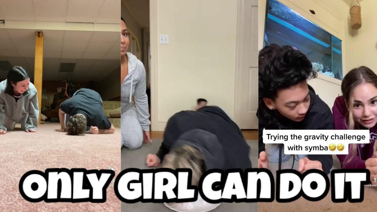Only girls can do it || Center of Gravity Challenge