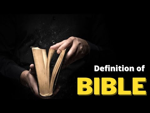 Bible Simple Definition - WHAT DOES Bible MEAN ❓ | Definition Channel HD
