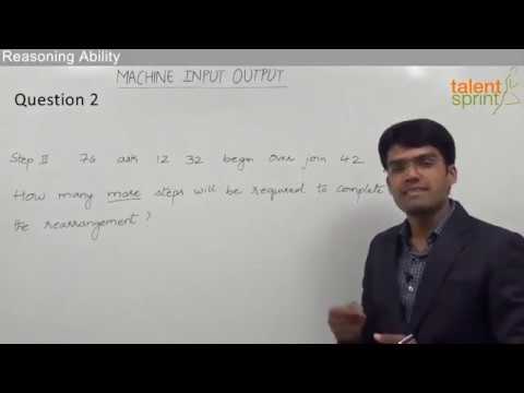 Machine Input-Output Model 1 - Example 2 Video Lecture - Crash Course for SSC CGL (English)