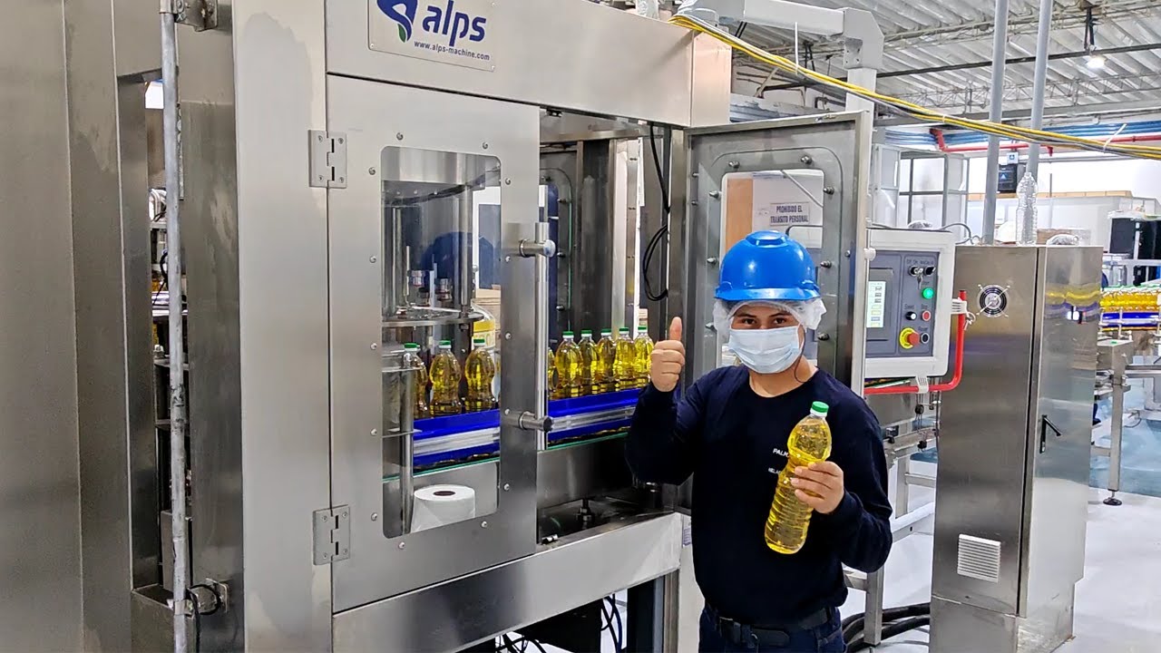 Rotary Type Cooking Oil Filling Line