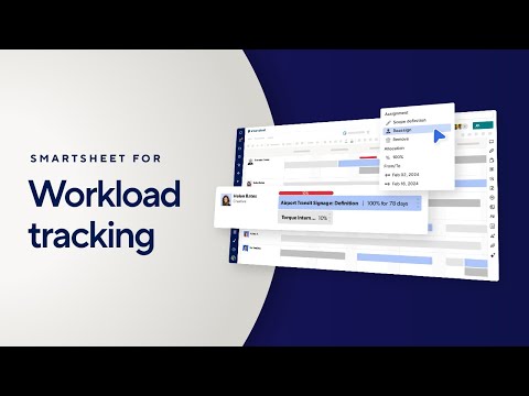 Introduction: Workload tracking in Smartsheet