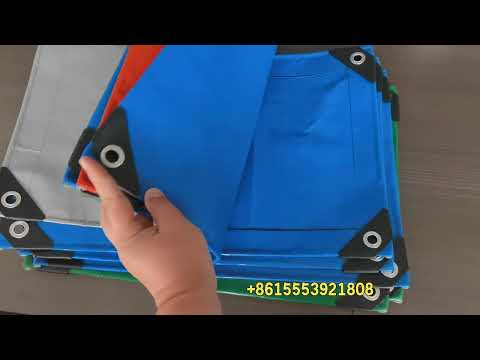 China HDPE Woven Waterproof PE Tarpaulin Sheet Cover With UV Canvas Rain Cloth Awning Bache Cover