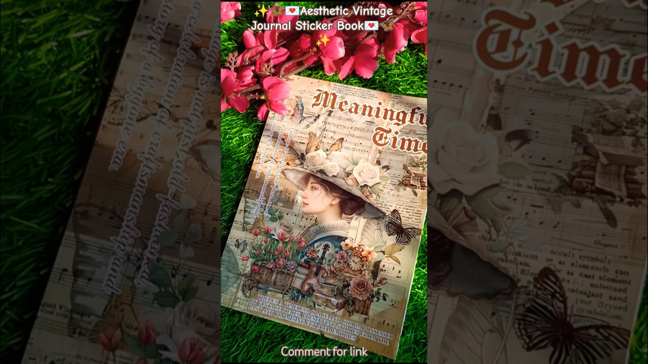 #sticker #stickerbook #journal #mystical #elegance #stationery #meesho #vintage