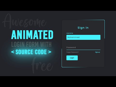 Creating a Cute Dog Animated Login Form Using HTML ,CSS & JS | Видео