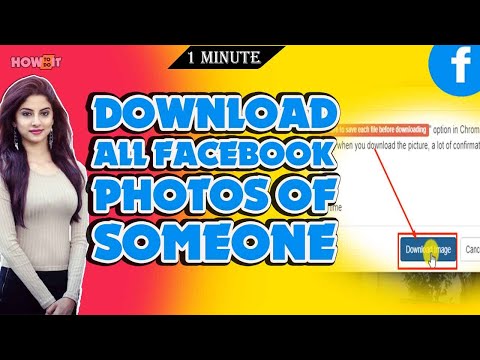 How to download all Facebook photos of someone  2024 | Skill Wave