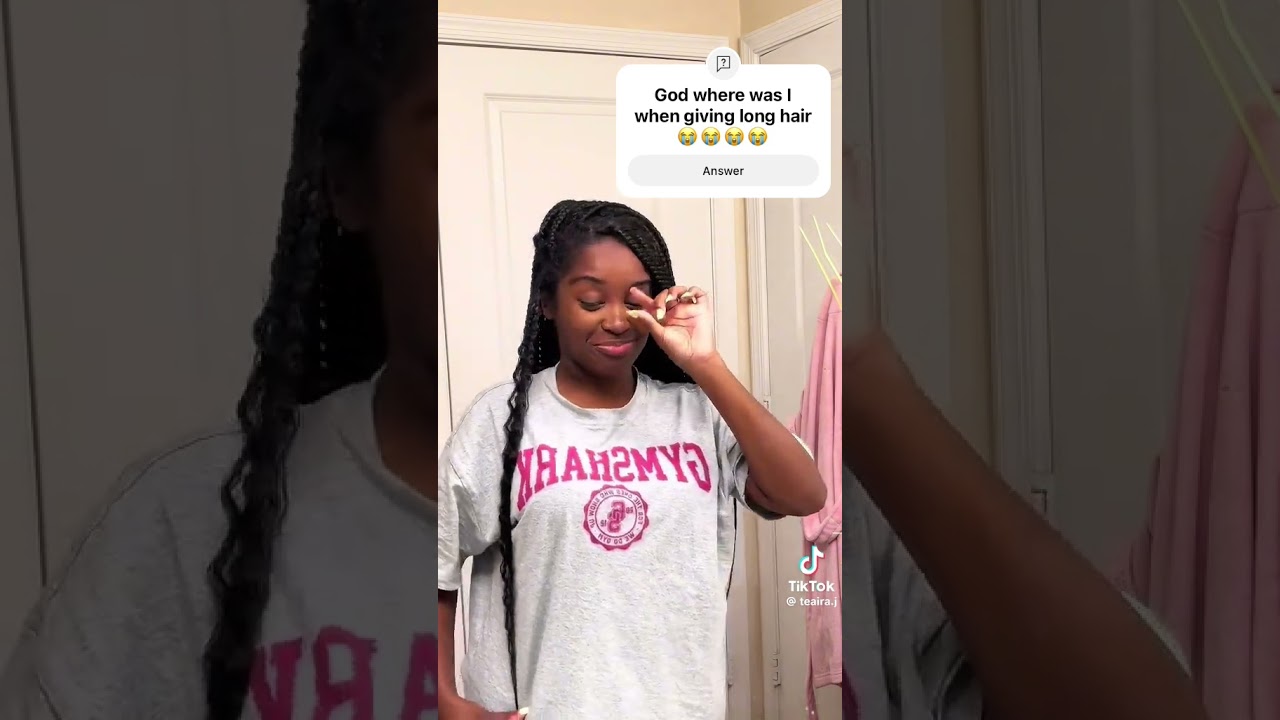 She ain’t even need extensions 😭😭😭