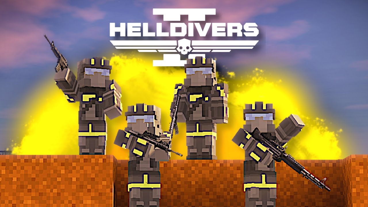 Turning Minecraft Into Helldivers With Mods
