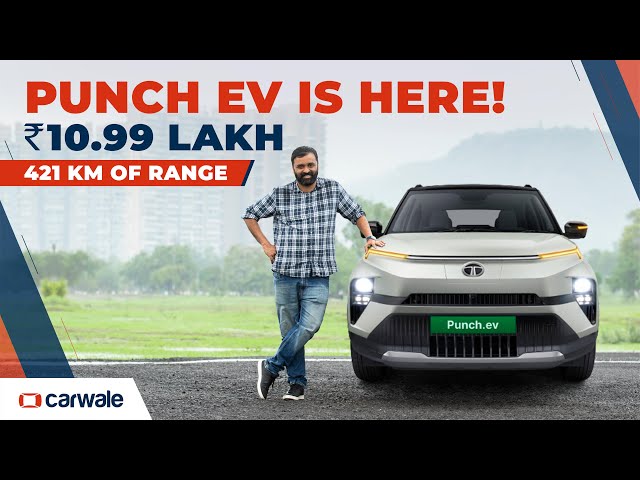 Tata Punch EV Launched | Variants & Features Explained | Rs 10.99 Lakh ...