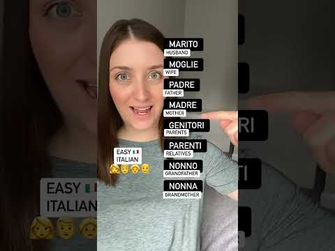 Learn family words in Italian #language #vocabulary #italianday #italianlanguage