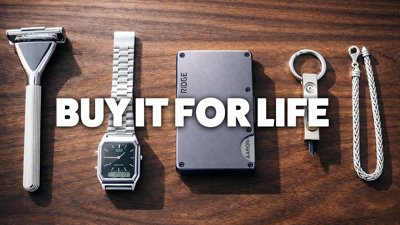 My Top 5 Buy-It-For Life EDC Items Built to Last