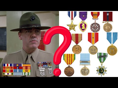 What Are The Military Medals of Gunnery Sergeant Hartman?