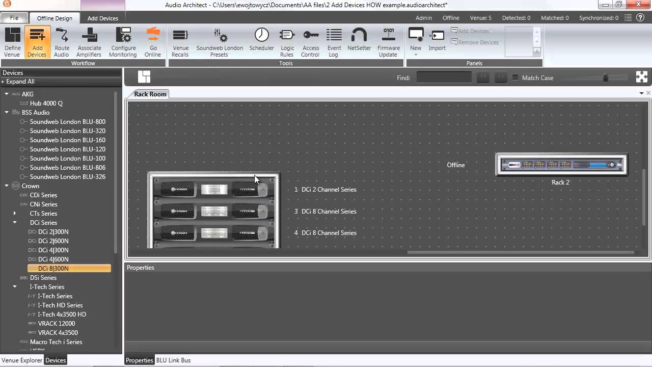 3 Add Devices Mode in Audio Architect