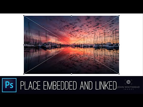 Place Embedded or Linked files inside Photoshop