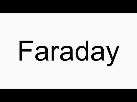 How to pronounce Faraday