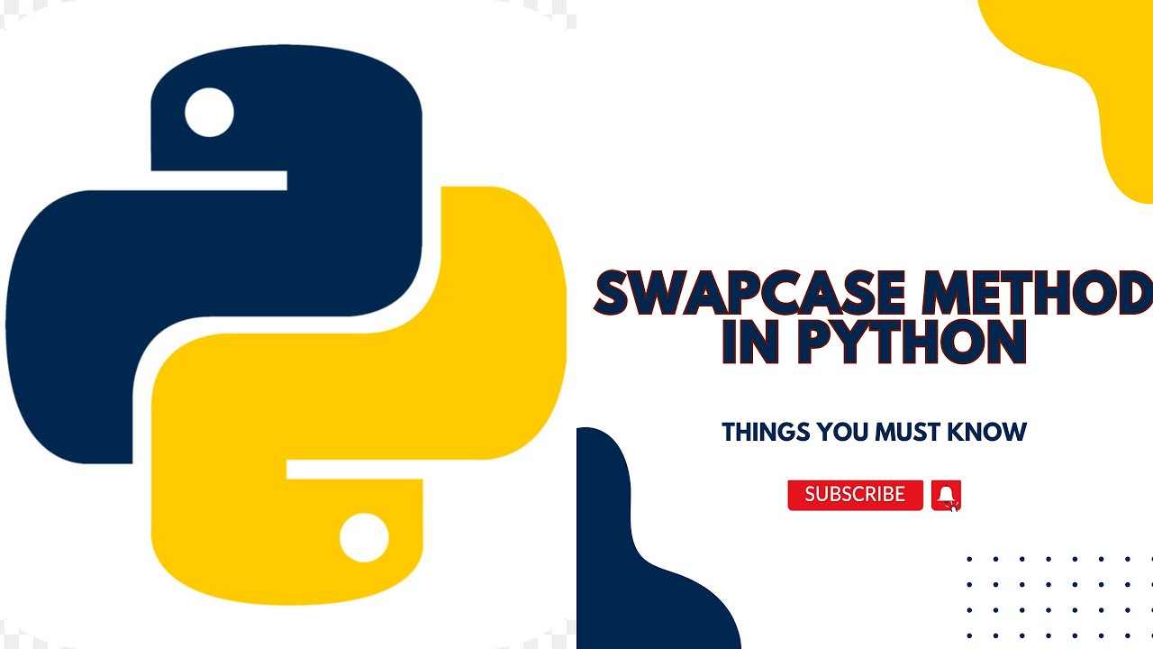 swapcase method in python | String methods in python |Python tutorials 2023 #stringmethods #swapcase