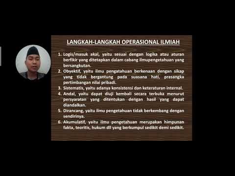 TUGAS III : METODE ILMIAH,SIKAP ILMIAH DAN LANGKAH LANGKAH OPERASIONAL ILMIAH