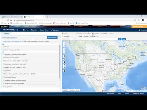 DEMs Downloading a DEM from the National Map Viewer