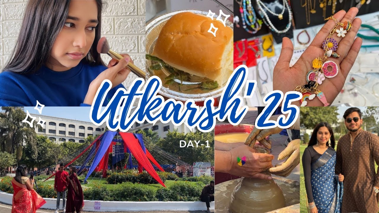 Utkarsh 2025 🎊 | Fun, Food & Festivities | College Fest | BBD University Lucknow
