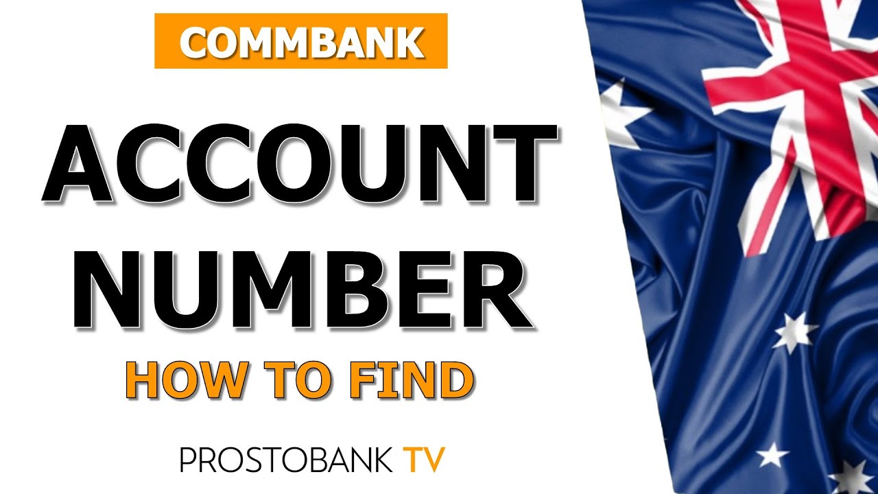 How to find your account number in Commonwealth Bank?