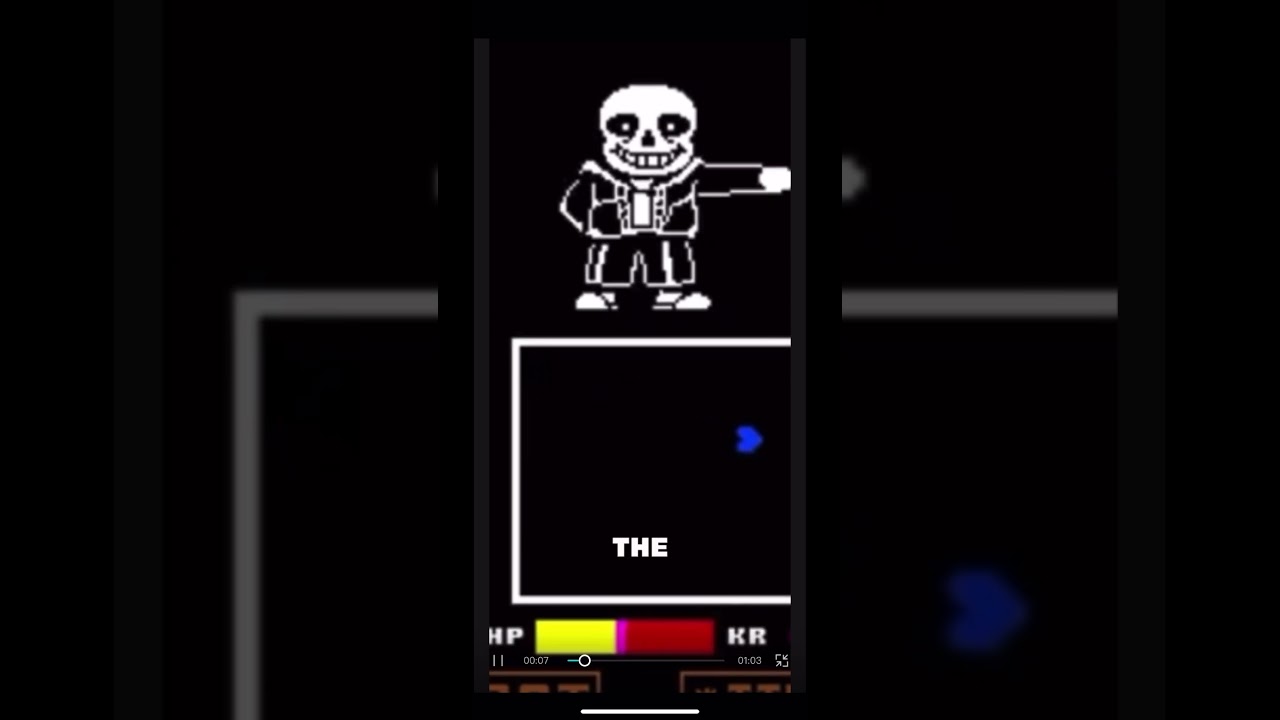 sans Boss Fight Trick?! #undertale #sans #megalovania