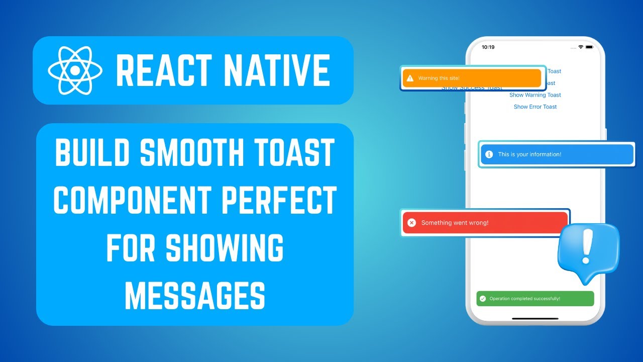 Build Smooth Toast Component in React Native (Reanimated 3 + TypeScript)