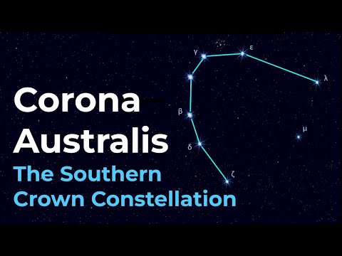 How to Find Corona Australis the Southern Crown Constellation