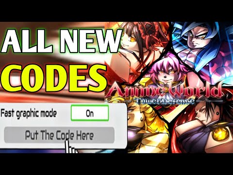 UPDATE⚡ ANIME WORLD TOWER DEFENSE CODES IN AUGUST 2024 | ROBLOX CODES AUGUST 2024
