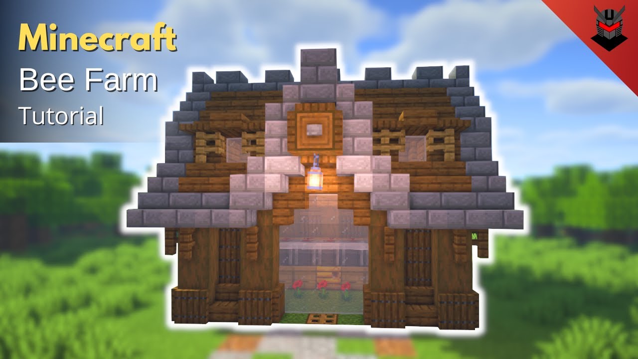 Minecraft: How to Build a Aesthetic Bee Farm | Automatic Bee Farm ...