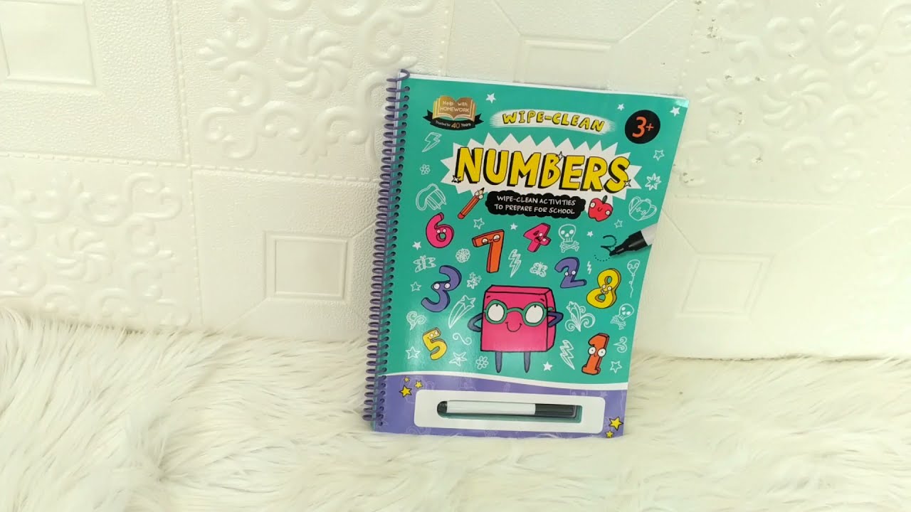 Help With Homework Numbers Wipe-Clean Activities Book
