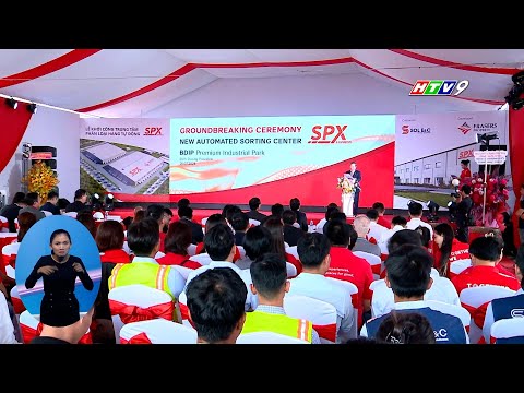Tin Trưa HTV9 - Frasers Property Vietnam và SPX Express Hợp tác Trung tâm phân loại hàng tự động