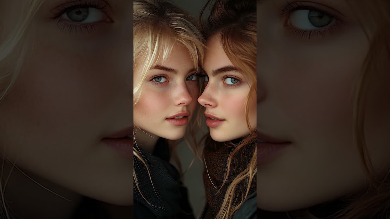 Feel the touch - Girls #girl #kiss #kissing #love #women #red #black #wlw #ai #like #ai #like #live