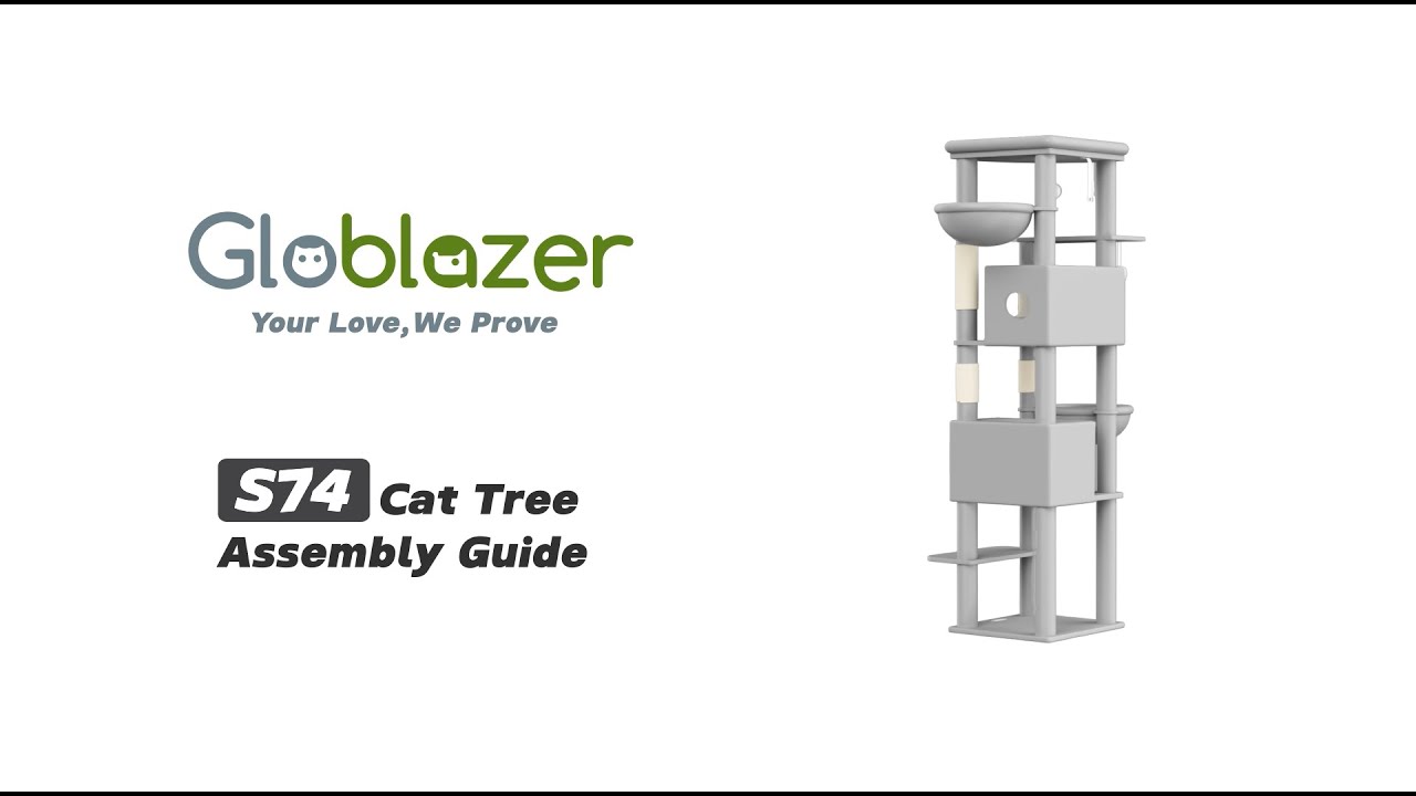 Globlazer S74 Cat Tree Assembly Guide