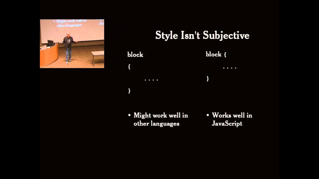 r | p 2009: Javascript: The good parts - Douglas Crockford