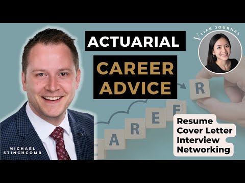 How to get your First Actuarial Job | Resume, Cover Letter, Interview and Networking Tips