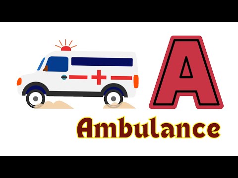 A for Ambulance|A for Apple | Letter A Sound |ABC Phonics Rhymes |PreschoolABC Song |English Phonics