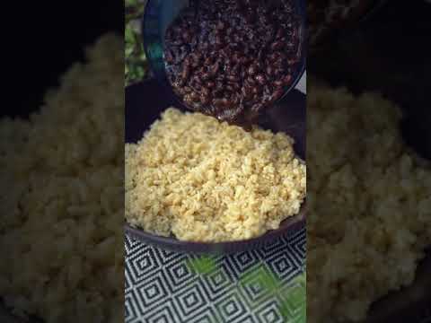 The best black beans in rice you will ever eat! #veganrecipe #easyrecipe #veganmeals