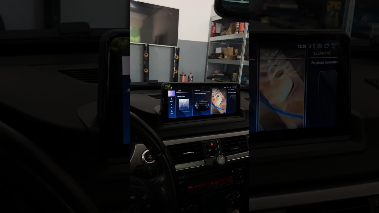 Android BMW E90!🔥 Before🔥 #bizshop #passion #cars #car #android #carplay