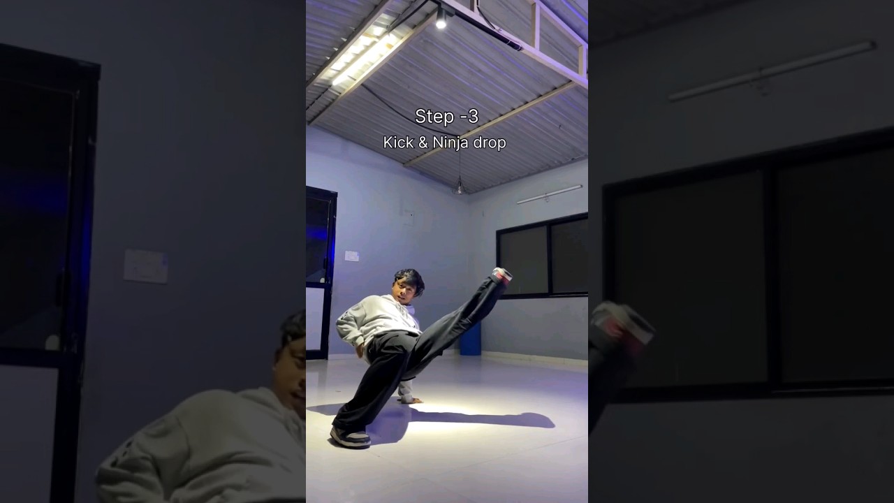 Bboy Footwork to freeze tutorial