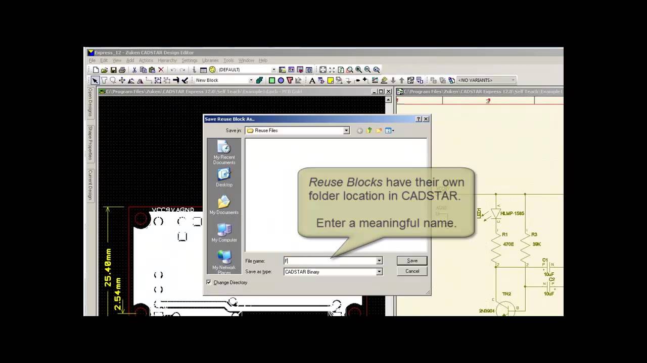 CADSTAR: Creating reuse blocks