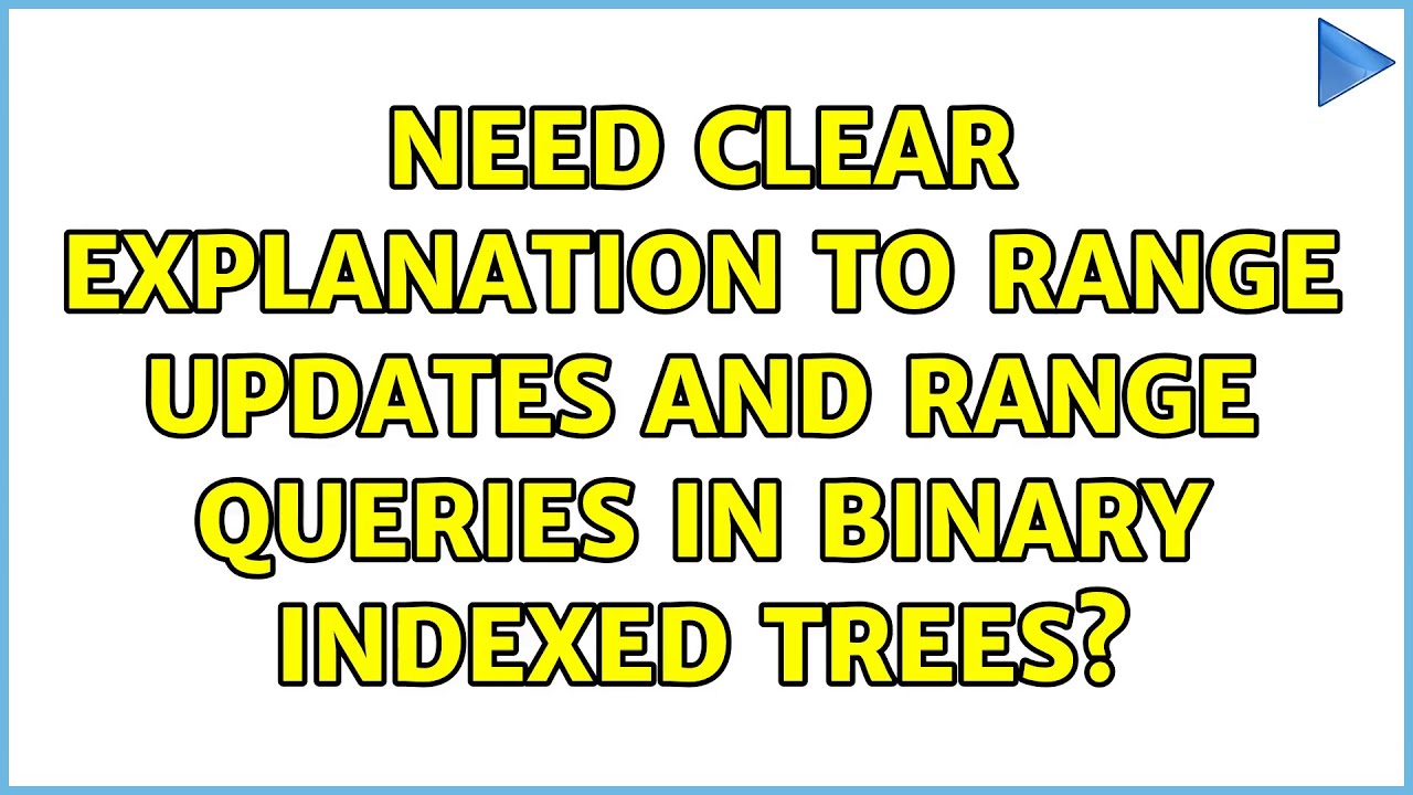 Need clear explanation to Range updates and Range queries in Binary Indexed trees?