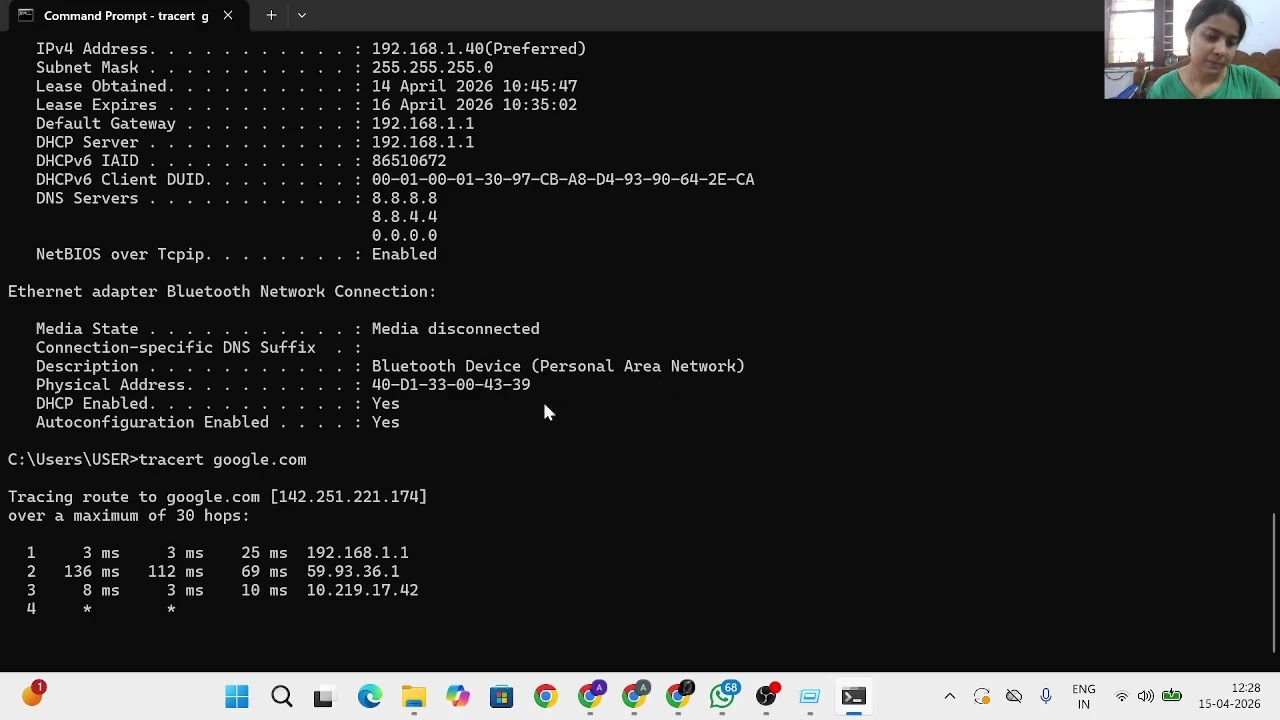 COMPUTER NETWORKS LAB 1 : BASIC NETWORKING TROUBLESHOOTING COMMANDS