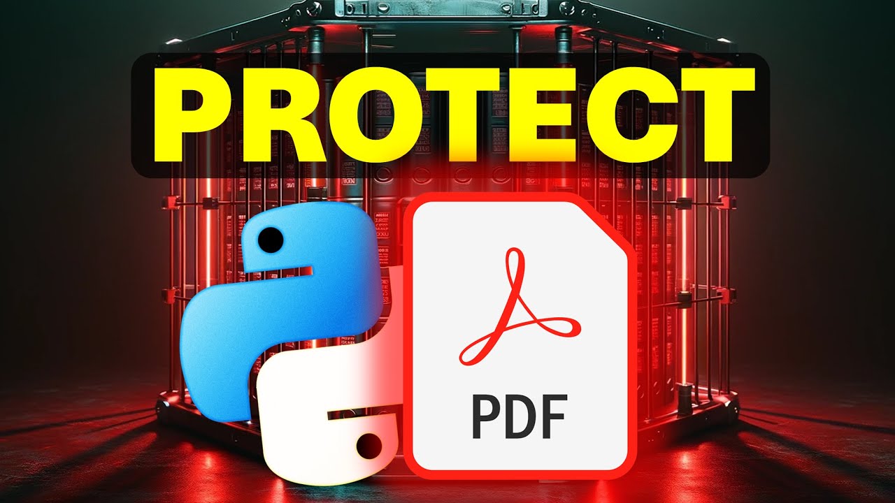 PROTECT your PDF Files with Python 🔒