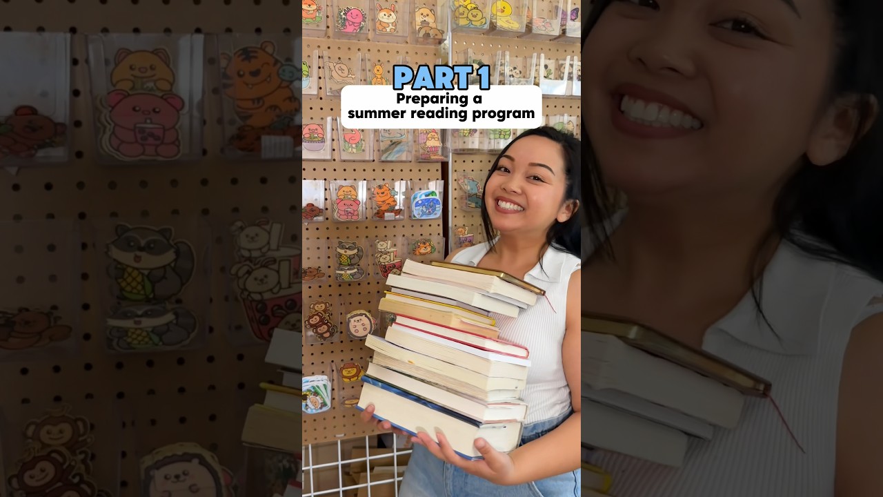 Let’s prepare a summer reading program for kids! 📚 #freestickers #readingprogram #summerreading