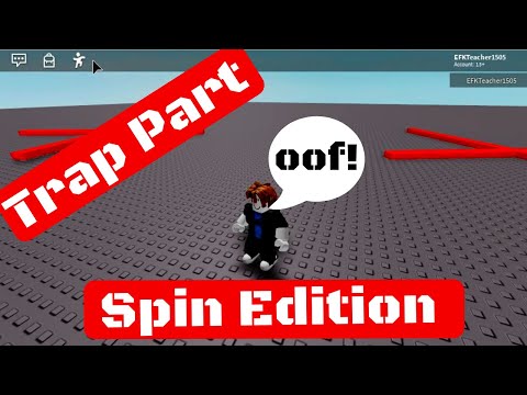 Roblox Studio Tutorial: Spinning Trap Part