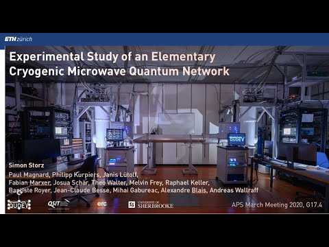 Experimental Study of an Elementary Cryogenic Microwave Quantum Network